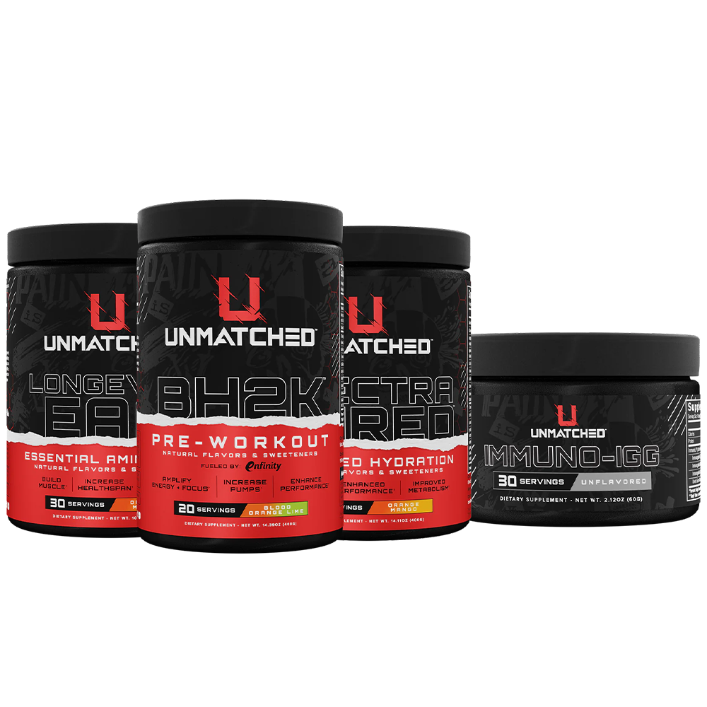 Your Personalized Supp Stack - Electra Shred, Longevity EAA, BH2K, Imm – Unmatched Supps